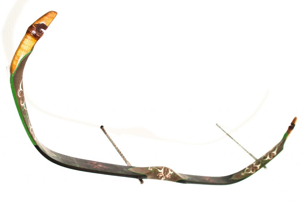 Hand-painted Grózer Biocomposite Turkish recurve bow G/539 - Classic ...