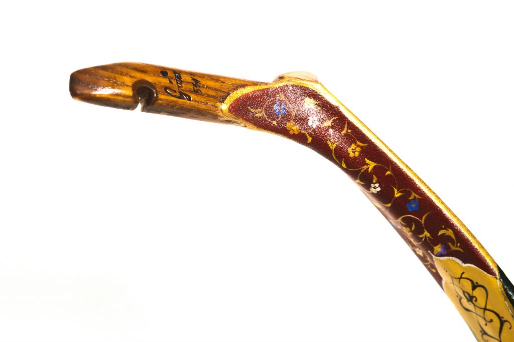 Traditional Turkish hand painted recurve bow G/900 55# - Classic Bow ...